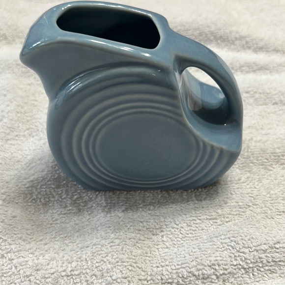 Dining | Rare Periwinkle Blue Mini Disc Pitcher Fiestaware | Poshmark